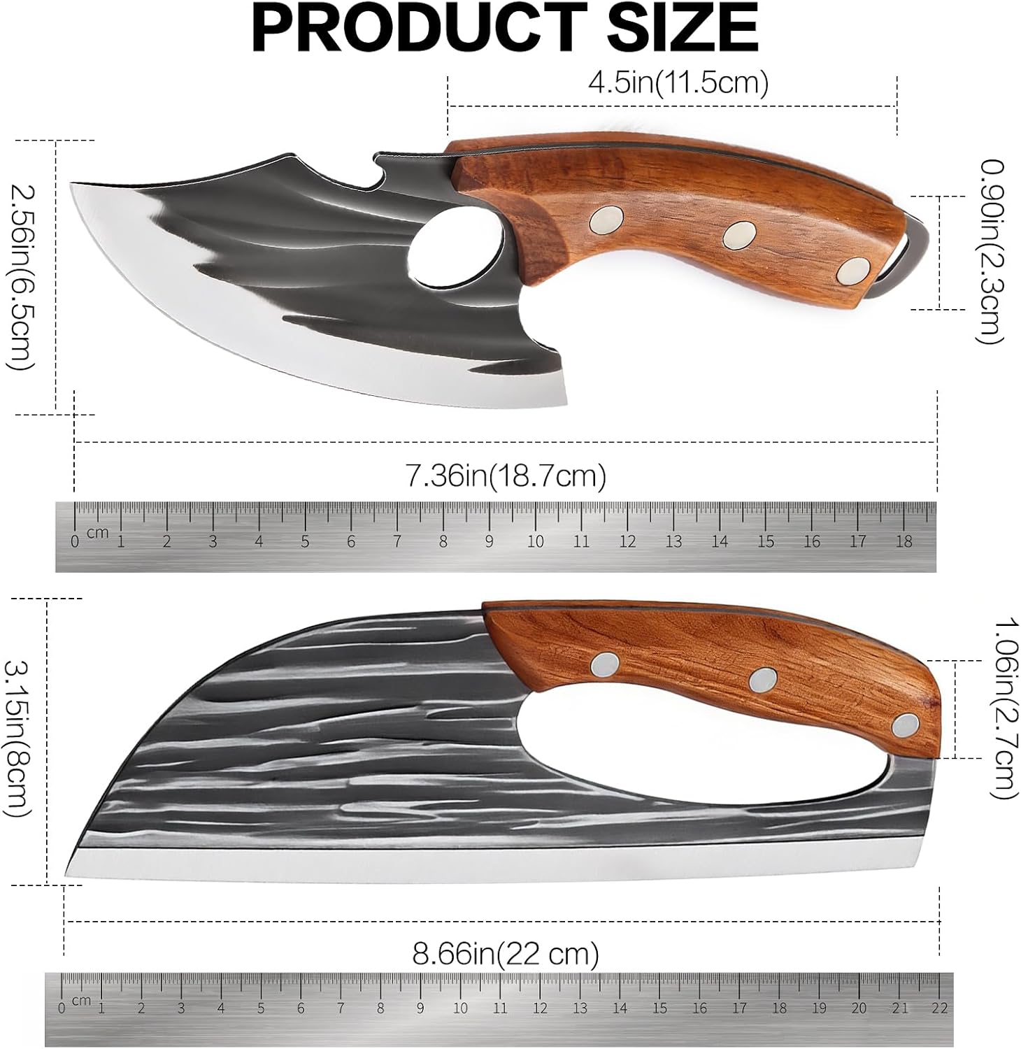 Buy 1 Get 1 Free Hand-Forged Kitchen Knife Set – xylvok